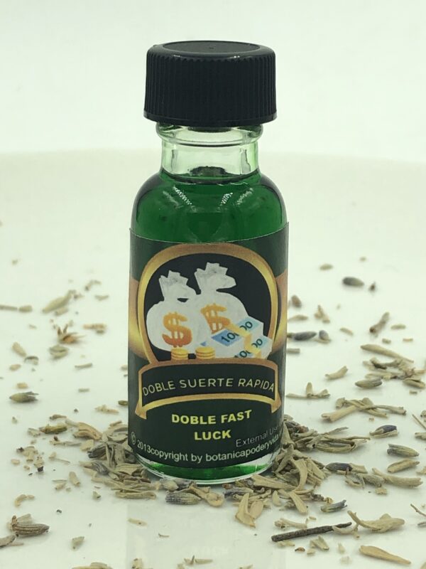 Double Fast Luck 1 oz. Spiritual Oil – Botánica Poder y Vida